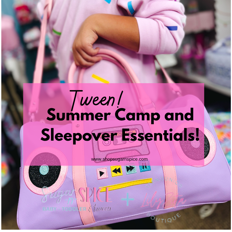 Summer Camp and Sleepover Essentials – Sugar-N-Spice Children's and ...