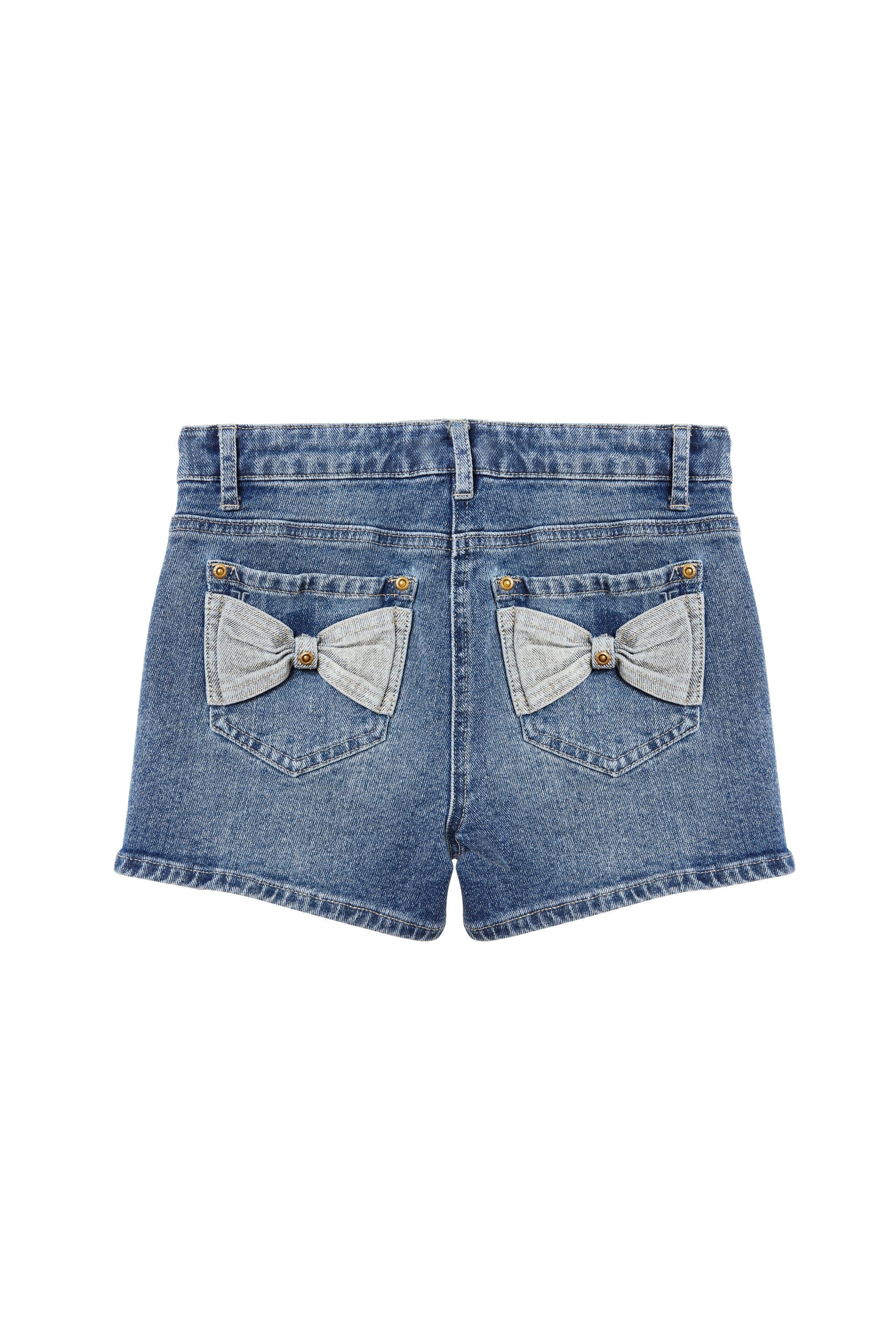 dark duo tone shorts w/ bow pockets – Sugar-N-Spice Children's and ...