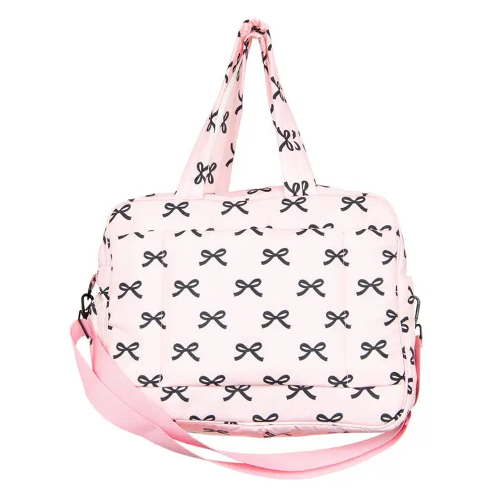 black and pink mini bows duffle bag – Sugar-N-Spice Children's and ...