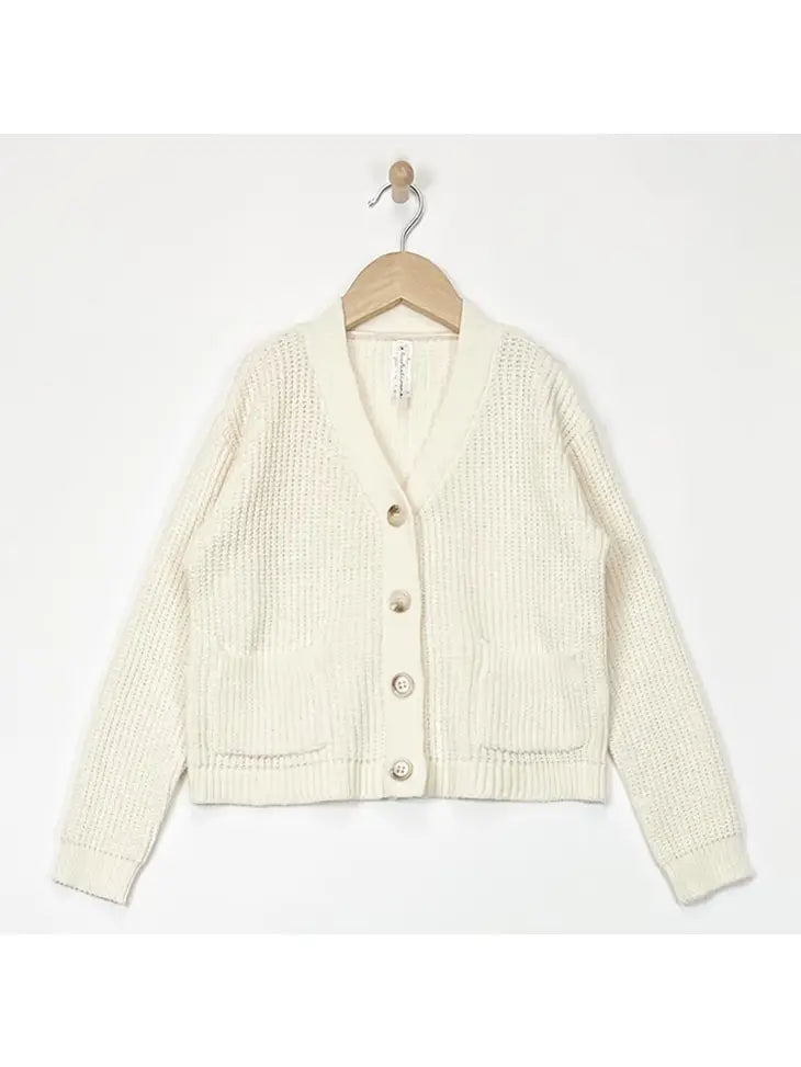 ivory chenille cardigan tween – Sugar-N-Spice Children's and Tween ...