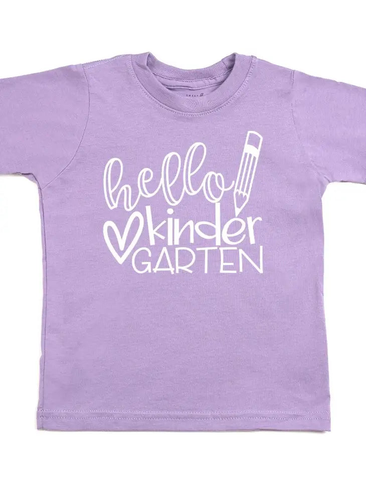 hello kindergarten tee – Sugar-N-Spice Children's and Tween + Lily Zita ...