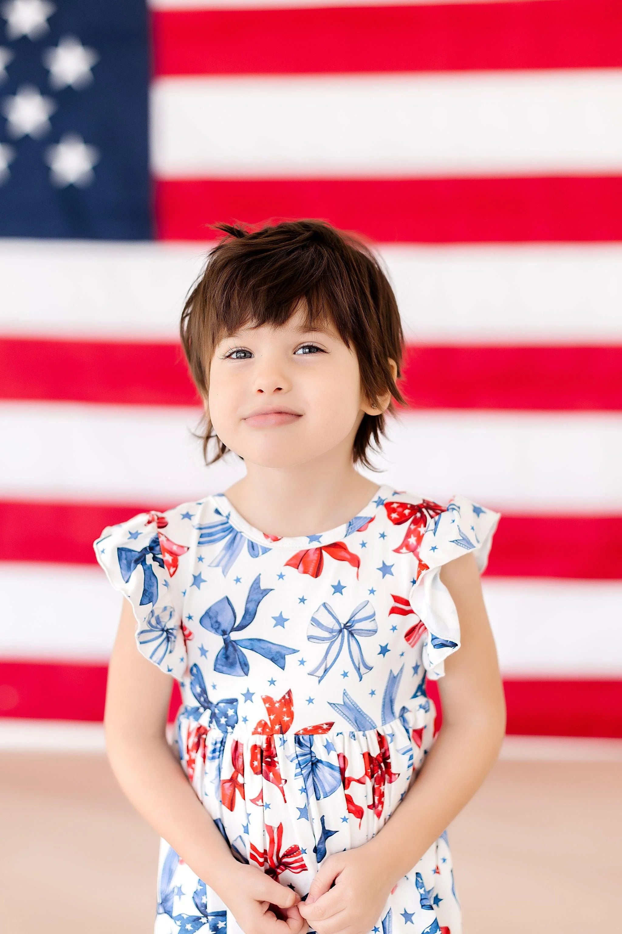 Born to Sparkle Flutter Sleeve Twirl Dress – Sugar-N-Spice Children's ...