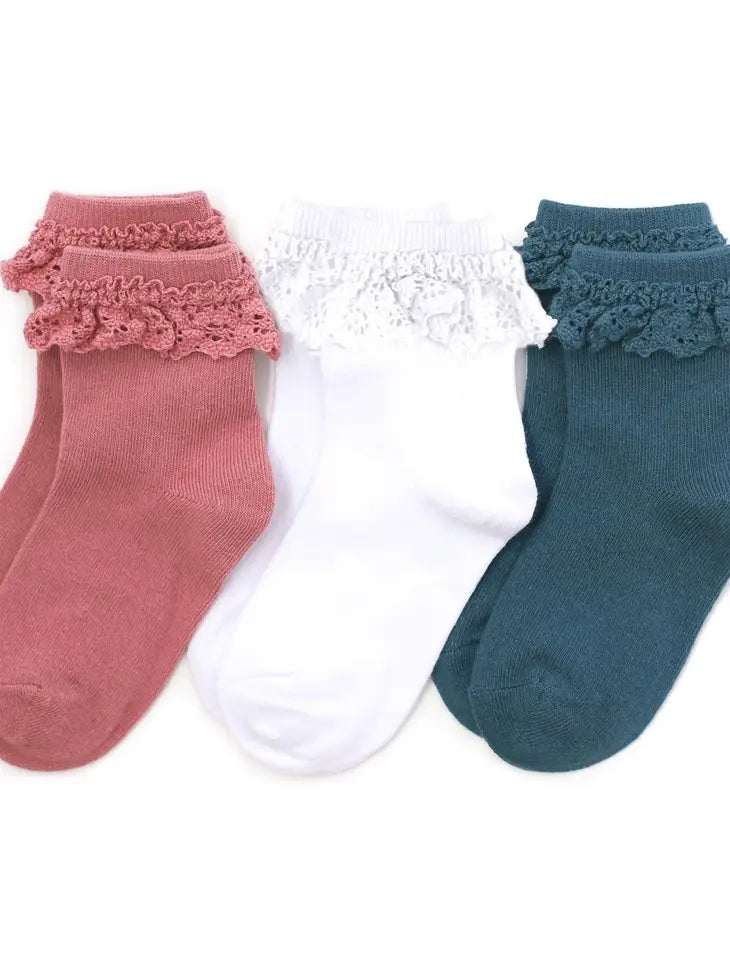 monday lace midi sock 3 pack – Sugar-N-Spice Children's and Tween ...