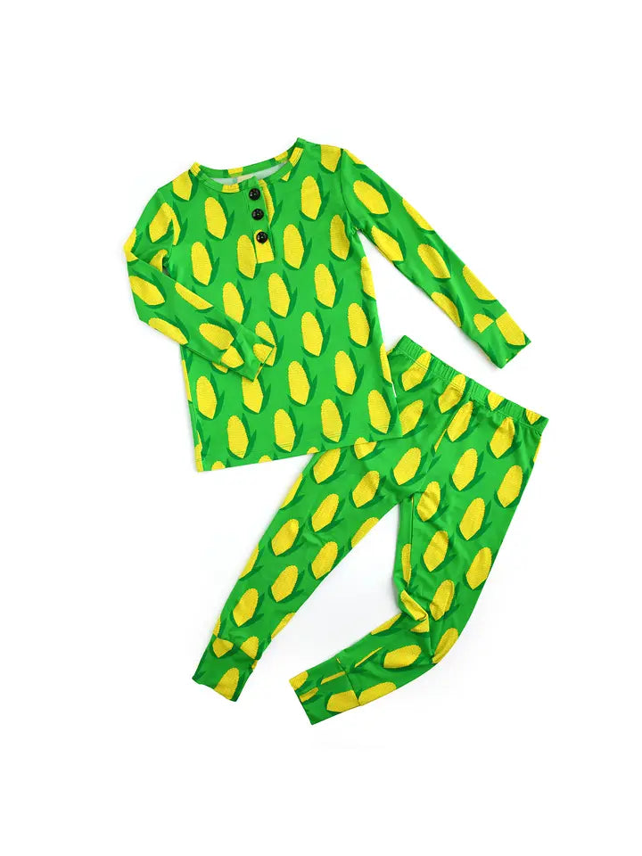 gigi and max jackson corn sleepies pajama set – Sugar-N-Spice Children ...
