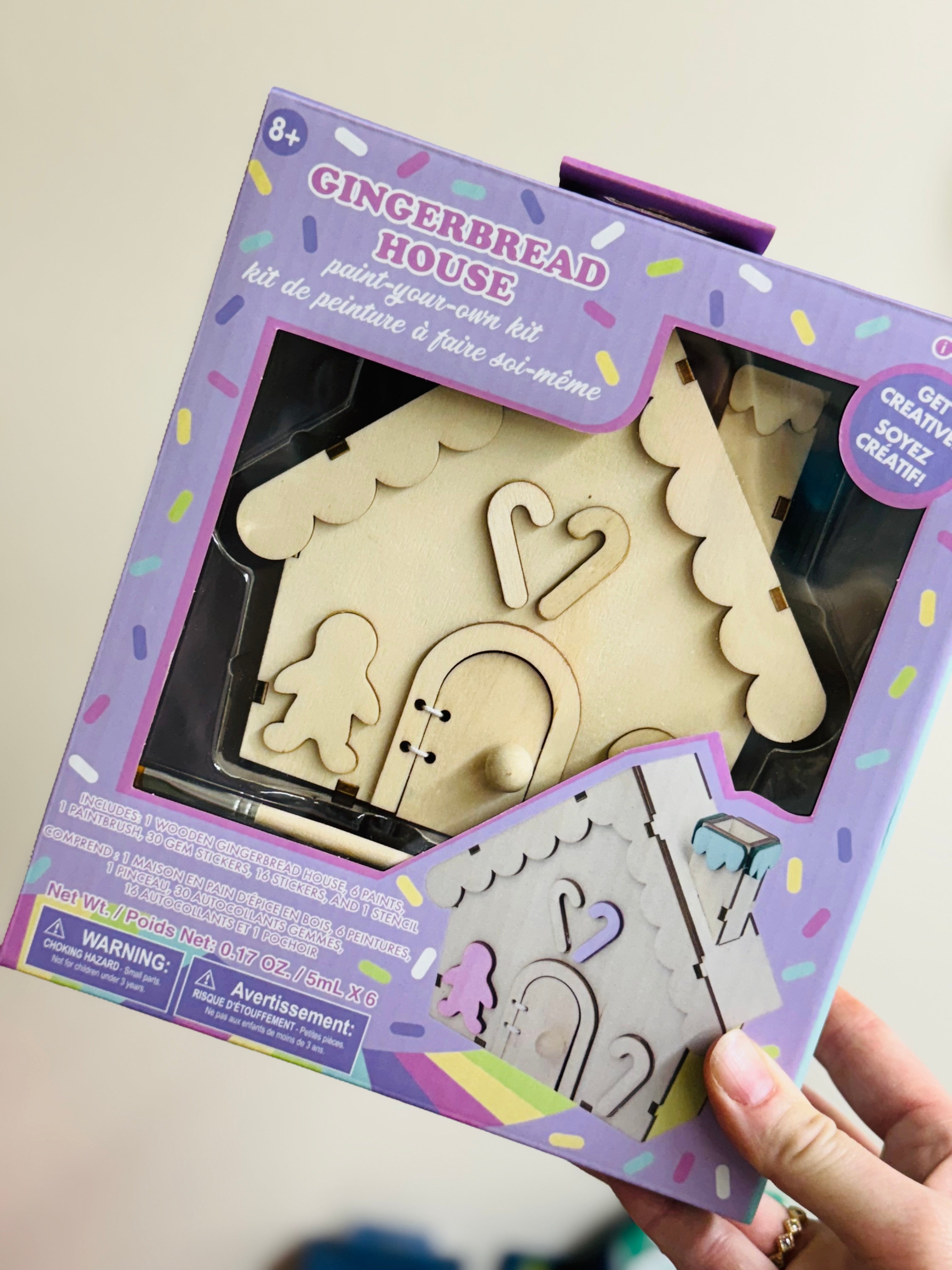 decorate your own gingerbread house craft kit – Sugar-N-Spice Children ...