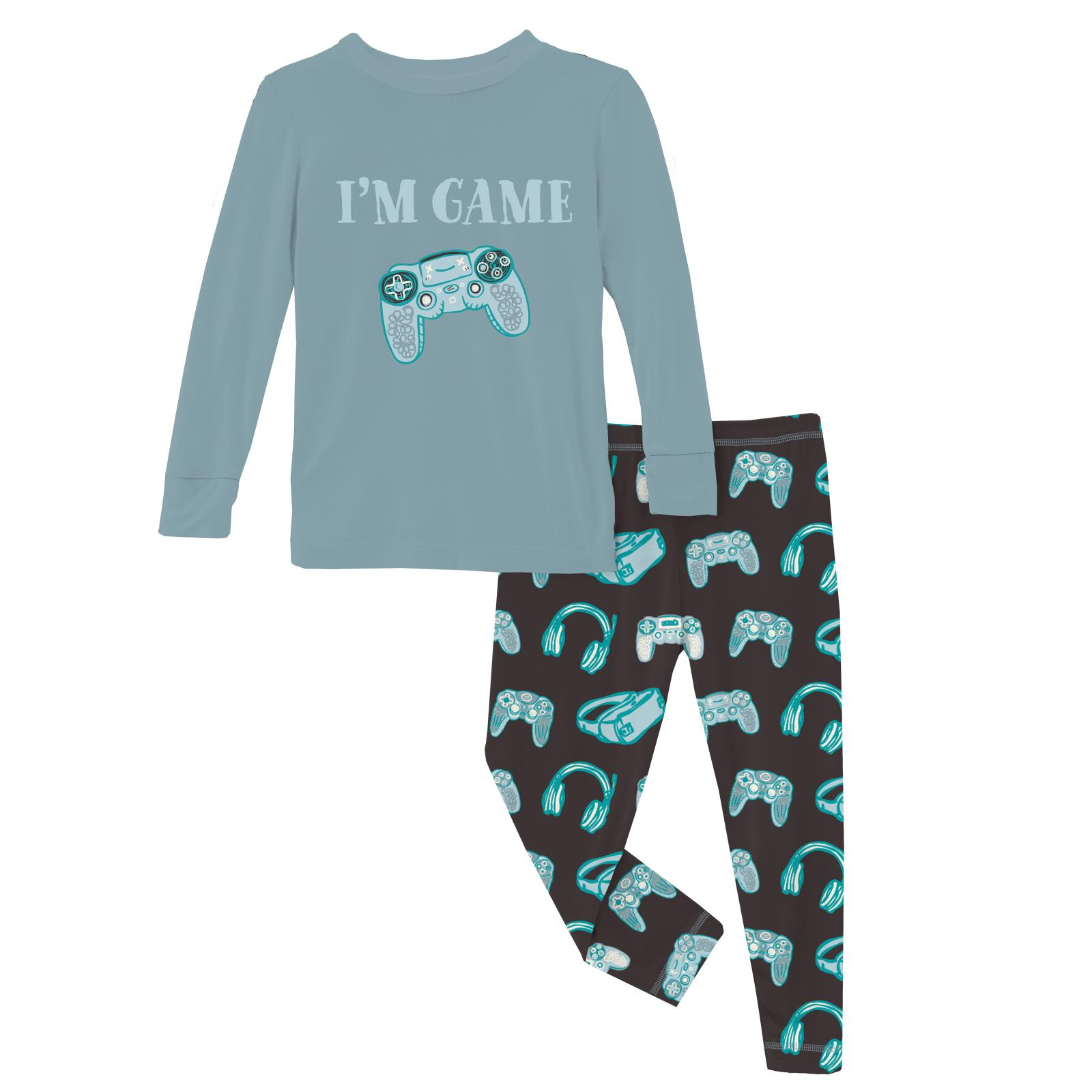 midnight gamer long sleeve pajama set – Sugar-N-Spice Children's and ...