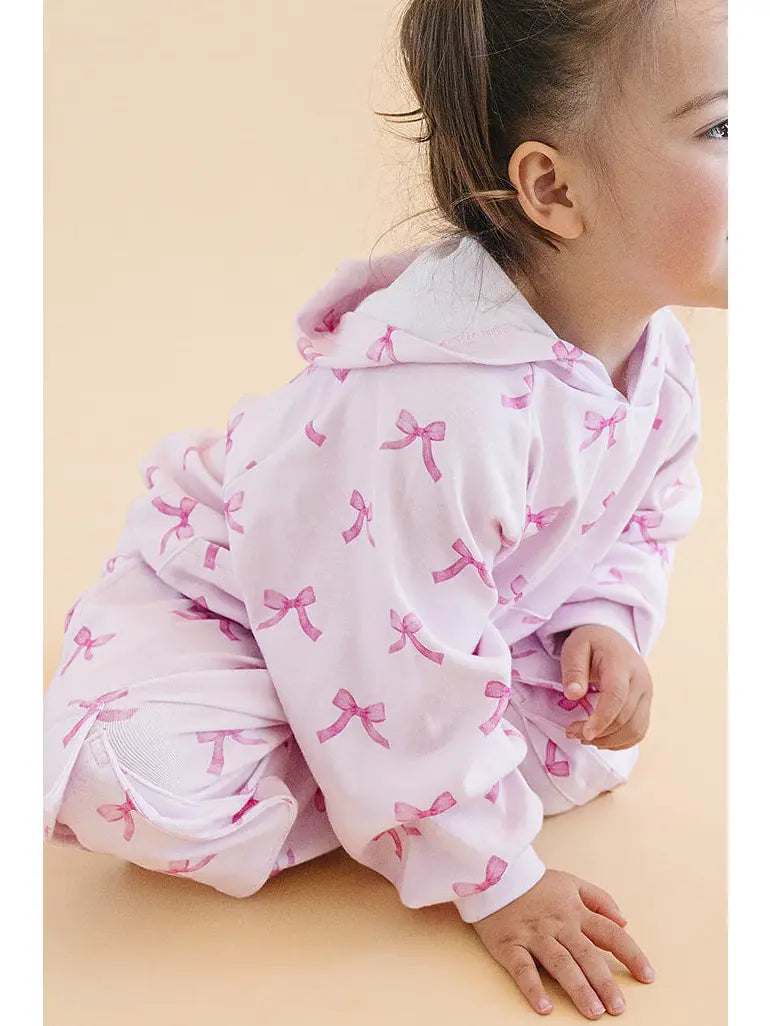 jogger set - pink bows – Sugar-N-Spice Children's and Tween + Lily Zita ...
