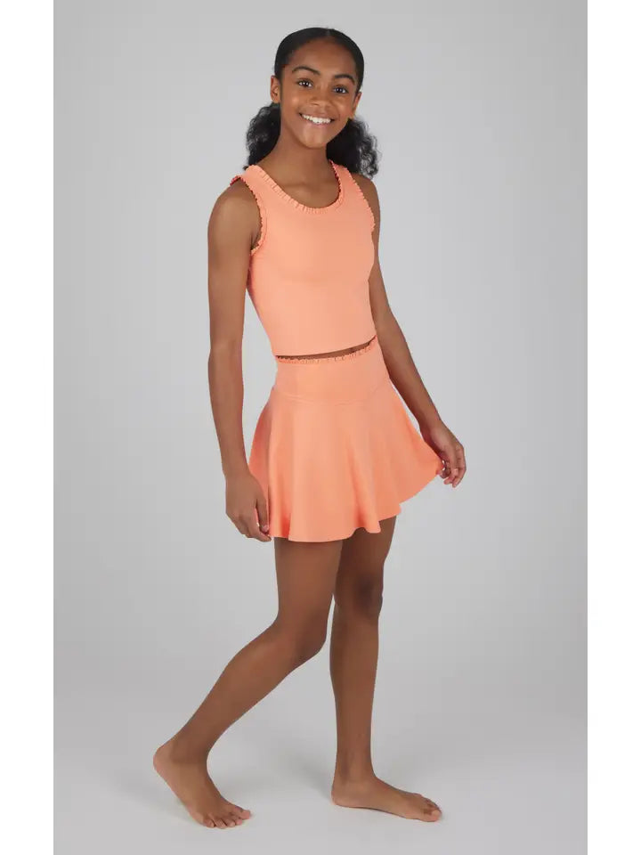 tween fusion coral edged top and skort set – Sugar-N-Spice Children's ...