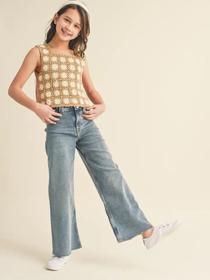 tween girls crochet sleeveless top – Sugar-N-Spice Children's and Tween ...
