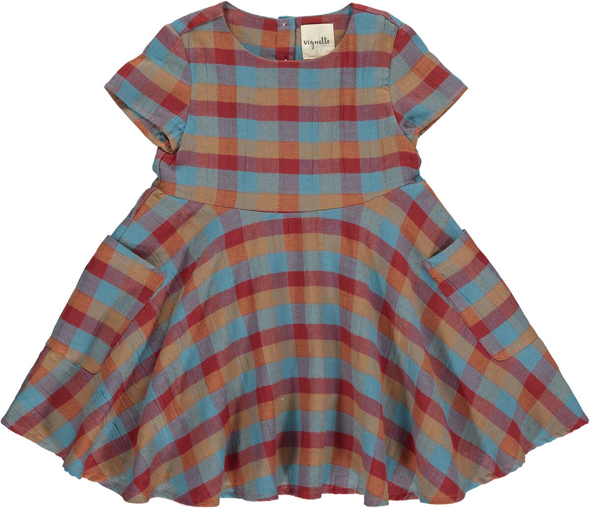 debbie teal/orange dress – Sugar-N-Spice Children's and Tween + Lily ...