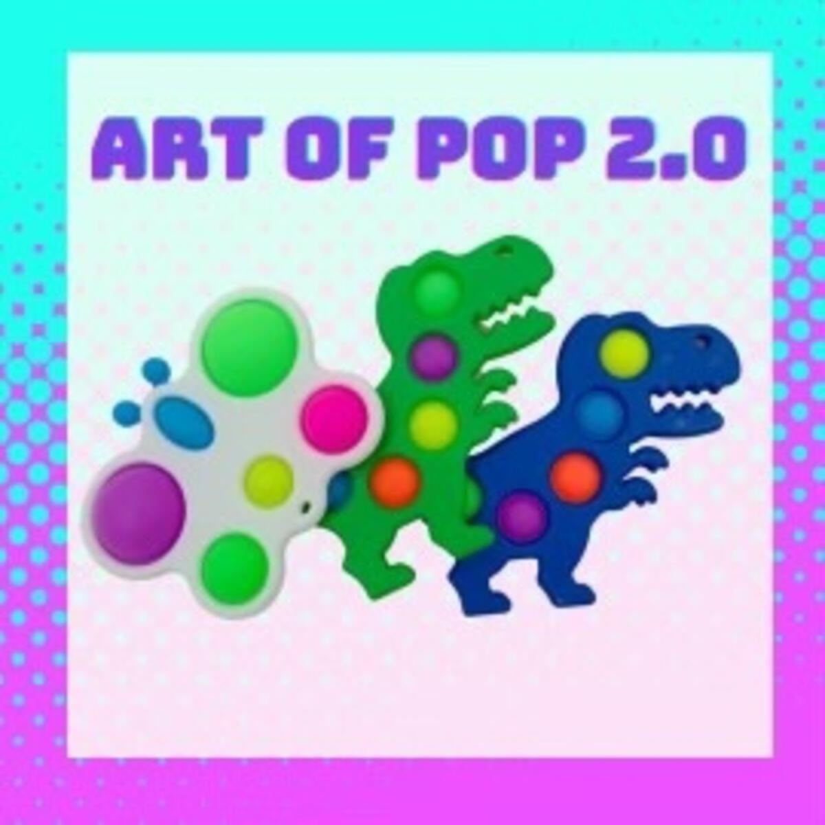 dino art of pop fidget toy – Sugar-N-Spice Children's and Tween + Lily ...