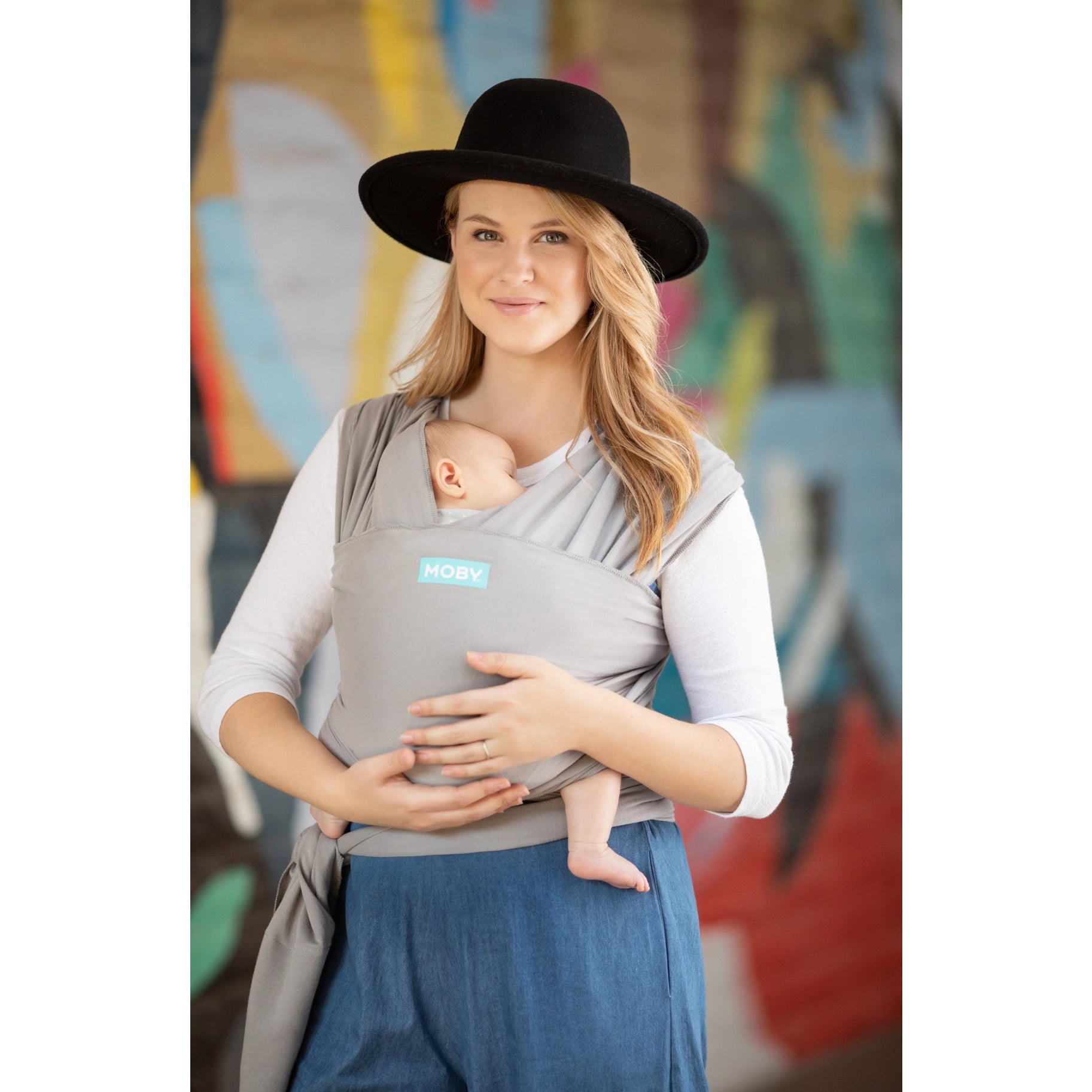 moby wrap classic - stone grey – Sugar-N-Spice Children's and Tween ...