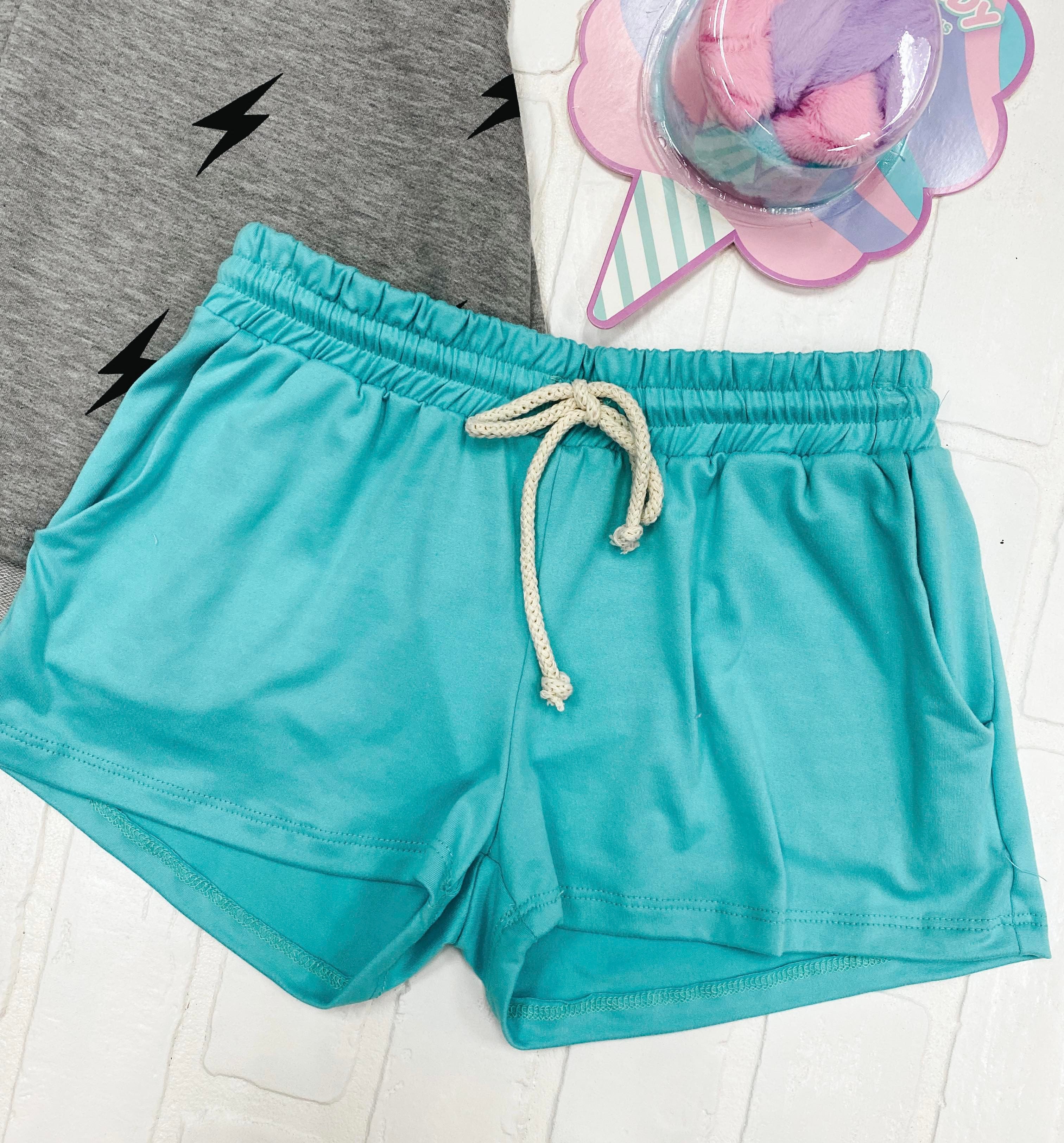 aqua solid short – Sugar-N-Spice Children's and Tween + Lily Zita Teen ...