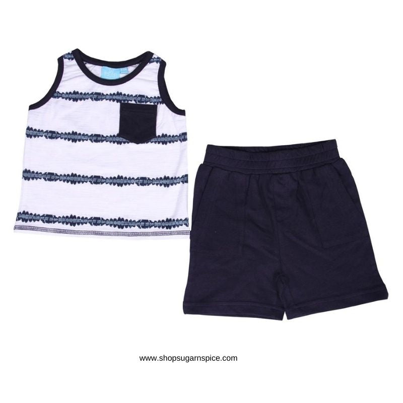 tyler 2 pc tank and short set – Sugar-N-Spice Children's and Tween ...