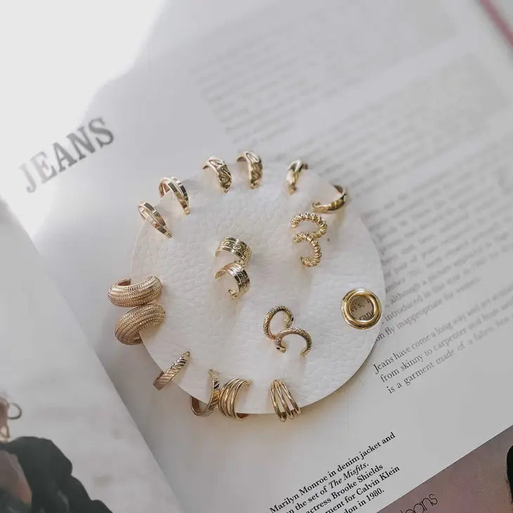 fallout metal hoop earrings – Sugar-N-Spice Children's and Tween + Lily ...