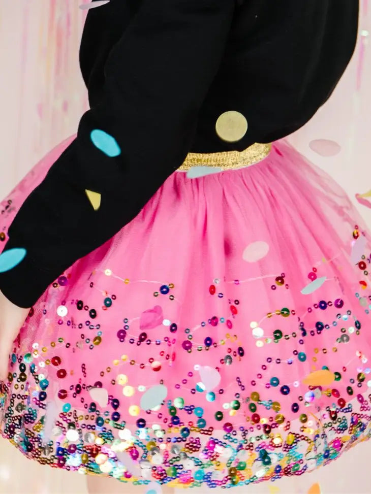 raspberry sequin tutu dress up skirt – Sugar-N-Spice Children's and ...